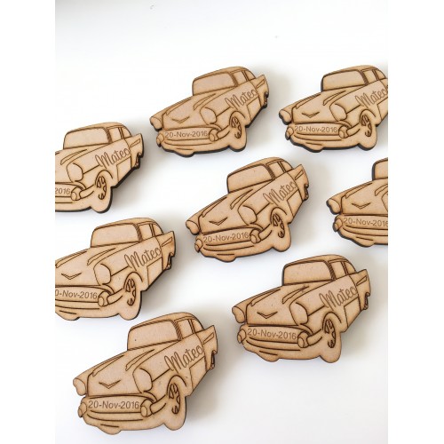 Engraved Timber Shapes