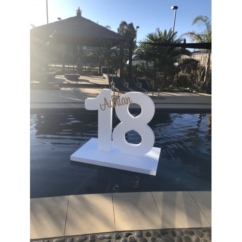 Large Pool Floating Sign