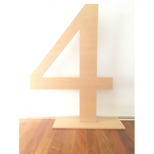 Large Timber Single Letters & Numbers